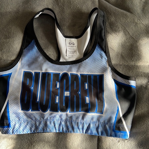 NFINITY | Other | Nfinity Cali Bluecrew Sports Bra | Poshmark